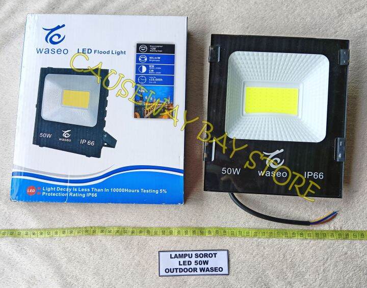 LAMPU SOROT LED 50W MSCOB OUTDOOR WASEO | Lazada Indonesia