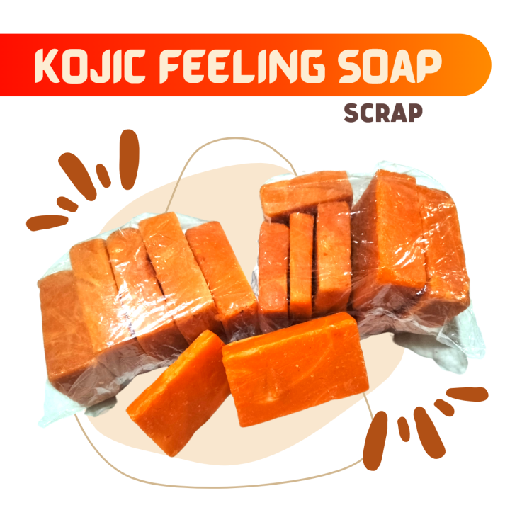 KOJIC FEELING SOAP | Scrap Soap | 800G-1kG | Per PACK | Lazada PH