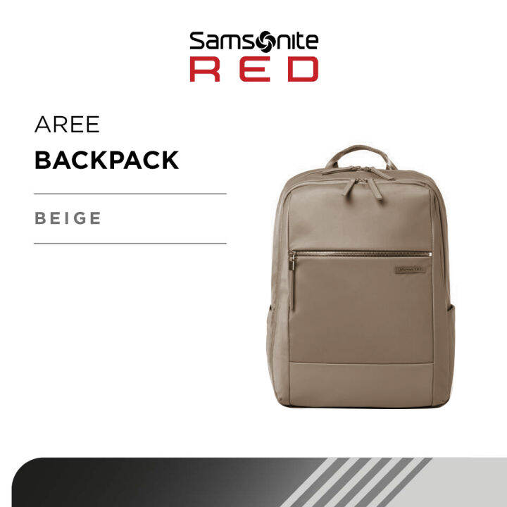 Samsonite Red Label Aree Backpack M - Beige | Lazada Indonesia