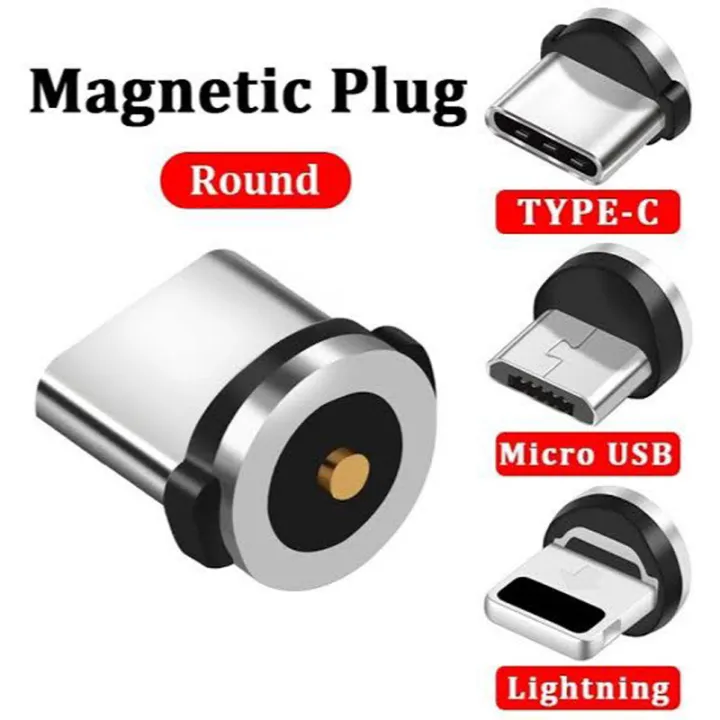 Magnetic Charging Cable Plug Tip Adapter Connector Charge Cable For ...