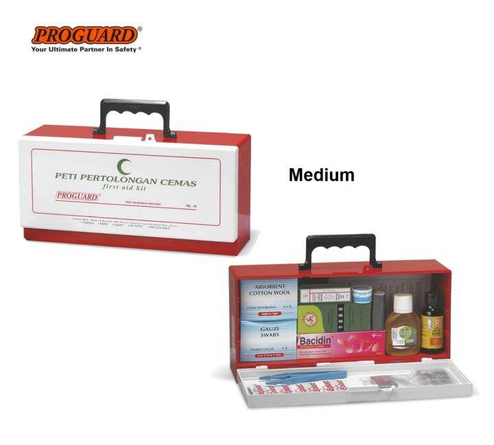 [MEDIUM] Handle Emergency First Aid Kit Peti Pertolongan Kecemasan ...