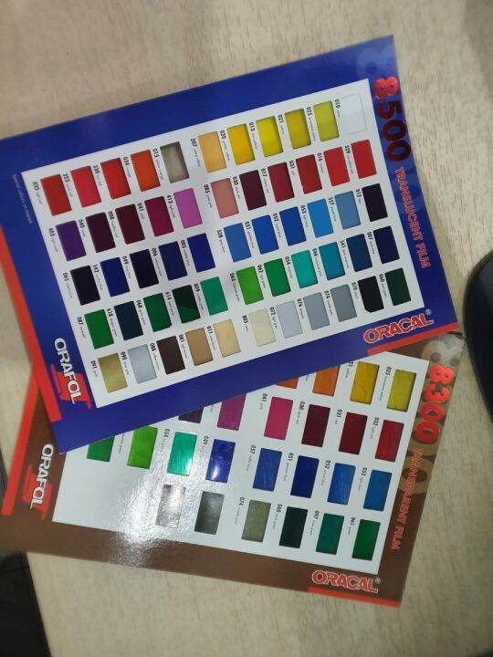 Katalog Sticker Oracal 8300 dan 8500 (pcs) | Lazada Indonesia