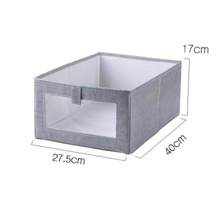 H&A Folding cloth art bin chest clothes receive a case artifact drawer small storage bin ...