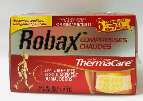 ROBAX THERMACARE ( FROM CANADA) 6 SINGLE USE HEAT WRAPS | Lazada PH