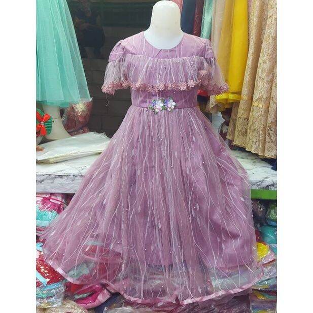 Gaun anak mutiara dpn blkg tile polos | Lazada Indonesia