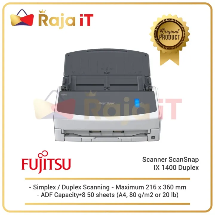 FUJITSU Scanner IX1400 ScanSnap IX 1400 Duplex Scan Snap IX-1400 ...