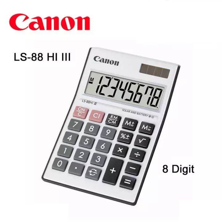 [100% ORIGINAL] Canon Calculator LS-88HI III | Lazada
