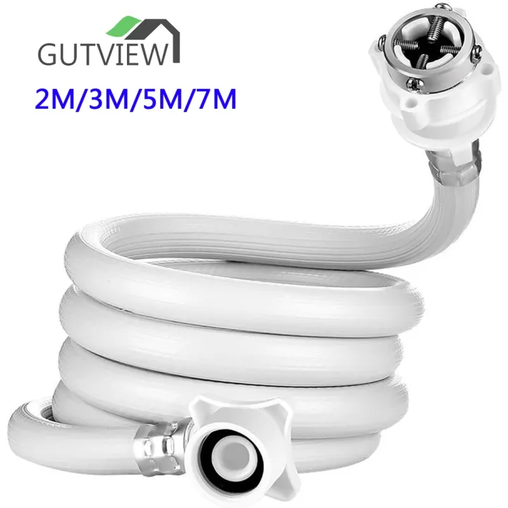 7M Automatic Washing Machine Inlet Hose Water Pipe PVC Washer Connector ...