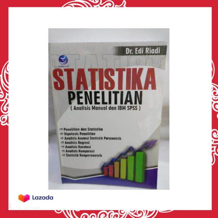 BUKU STATISTIKA PENELITIAN Dr. Edi Riadi | Lazada Indonesia