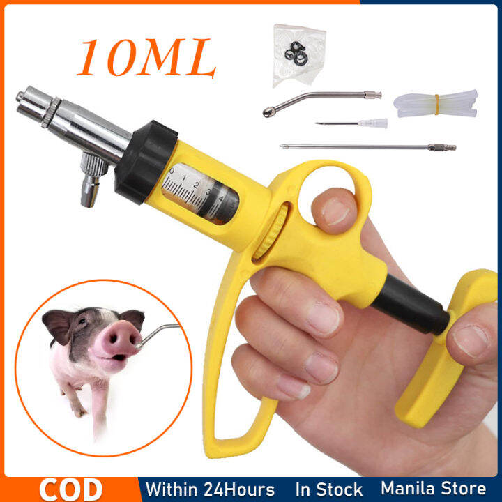 10ml Automatic Continuous Syringe Adjustable Veterinary Syringe for ...