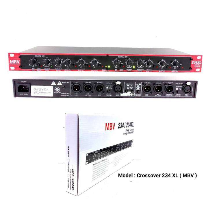 NEW สเตอริโอครอสโอเวอร์ CROSSOVER 234XL 2-way / 3-way 4-way Crossover ...