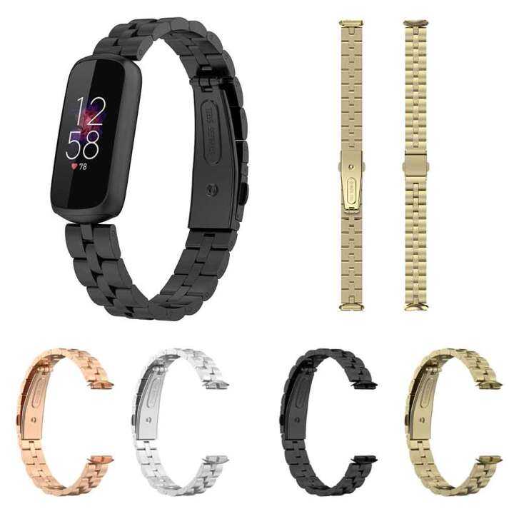 Wrist Strap For Fitbit Luxe Smart Watch Bracelet Metal Band Stainless ... Wrist Strap For Fitbit Luxe Smart Watch Bracelet Metal Band Stainless ...
