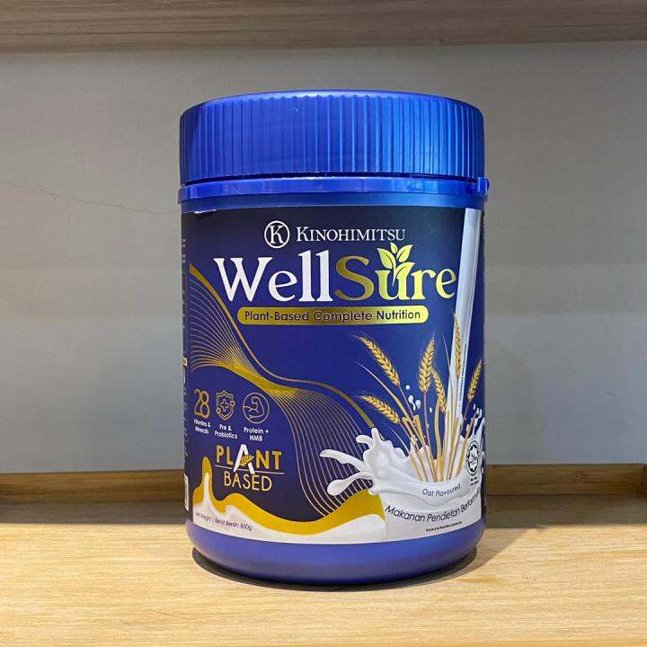 Kinohimitsu WellSure Oat Flavoured 850g (Plant Based) | Lazada