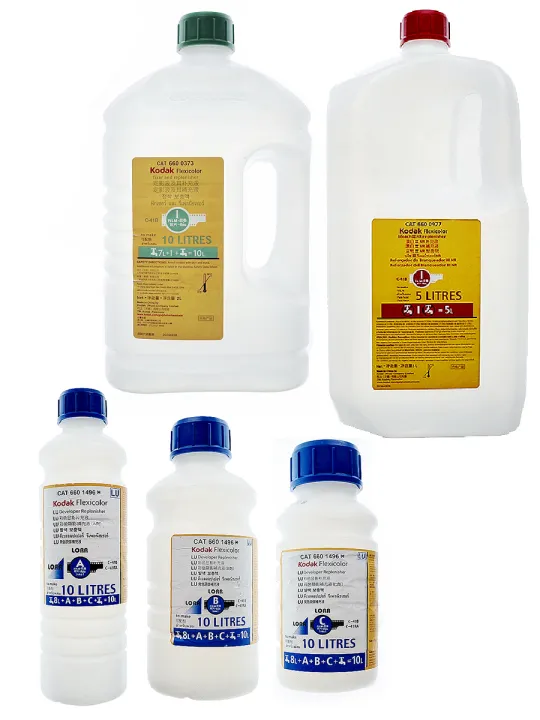 KODAK C-41 developer potion photographic chemicals empty bottle bleach ...