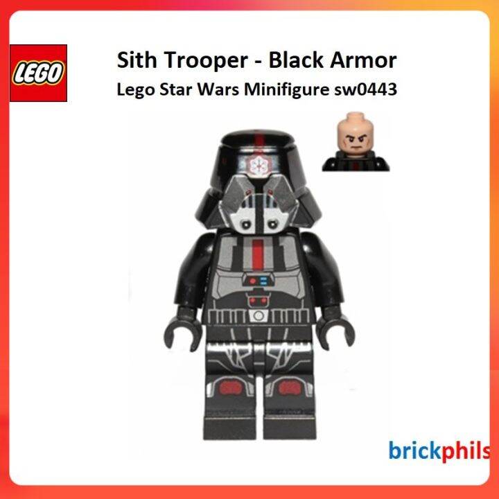 Lego StarWars Minifigure sw0443 Sith Trooper - Black Armor | Lazada PH
