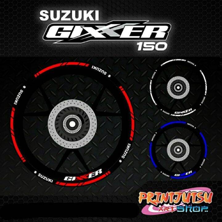 Mags Decals / Rim Stickers Suzuki Gixxer 150 | Lazada PH
