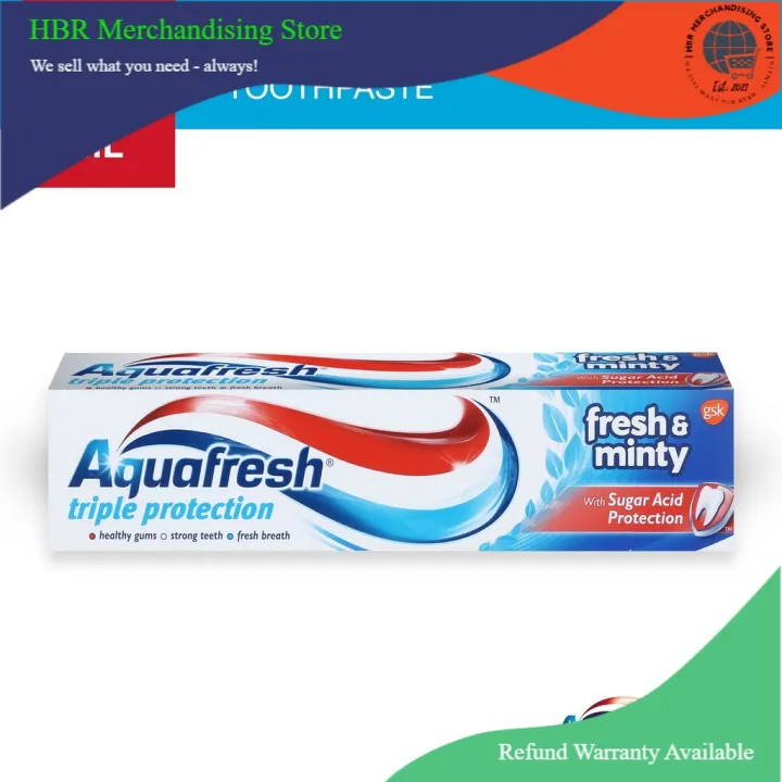 Aquafresh Fresh & Minty Triple Protection Toothpaste 100ml | Lazada PH