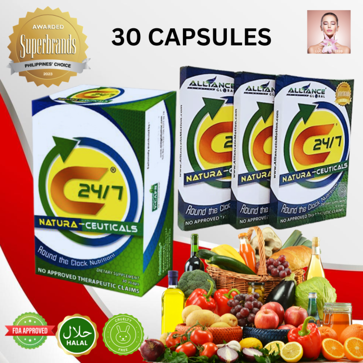 C24/7 FOOD SUPPLEMENT BLISTER PACK 30 CAPSULES | Lazada PH