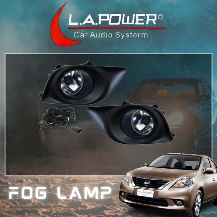 NISSAN ALMERA 2012-2014 FOG LAMP FOG LIGHT FULL SET | Lazada