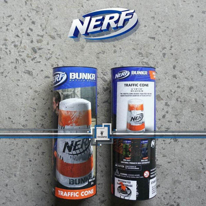 Nerf BUNKR Traffic Cone Inflatable Barrier Bunker Battlezone Balon ...