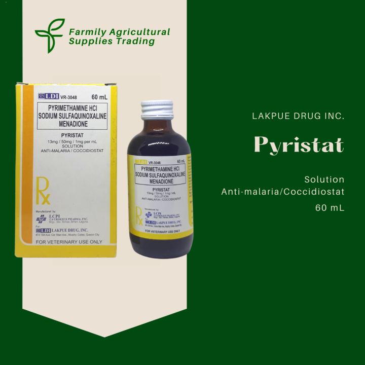 Lakpue Drug Inc. Pyristat 60mL Solution | Lazada PH