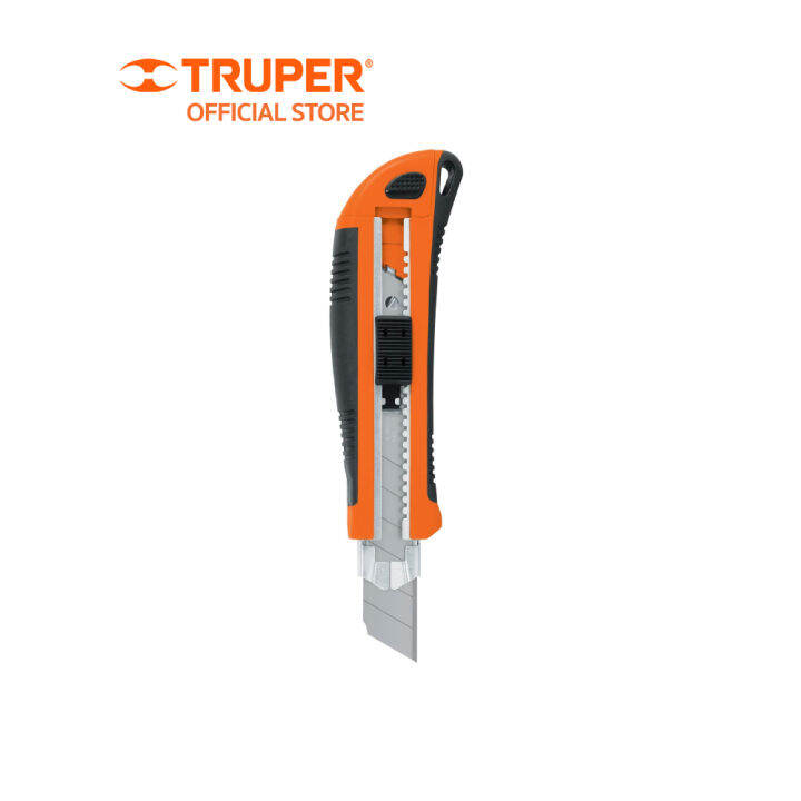 TRUPER 17901 มีดคัตเตอร์อเนกประสงค์ 25 มม. ด้ามยาง / คัตเตอร์ / มีดคัท ...