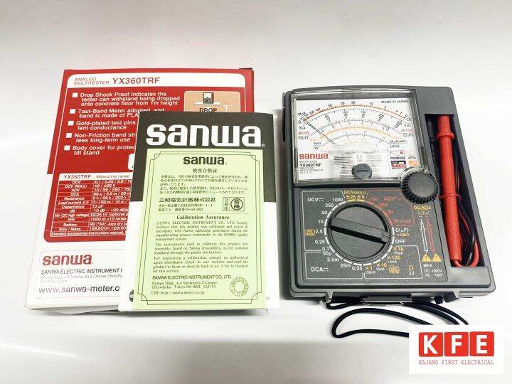 Sanwa YX360TRF Analog Multi Tester (Original, Japan) | Lazada