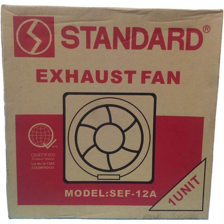 ORIGINAL STANDARD EXHAUST FAN 12 MODEL NO. SEF-12A | Lazada PH