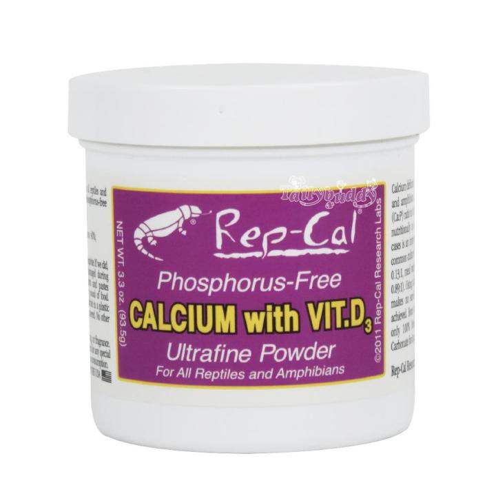 Rep-cal Calcium + VIT'D3 (Ultrafine Powder) อาหารเสริมแคลเซียมผงละเอียด ...
