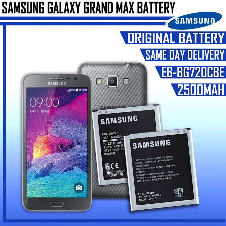 Samsung Galaxy Grand Max G720 Battery Model: EB-BG720CBE (Original ...