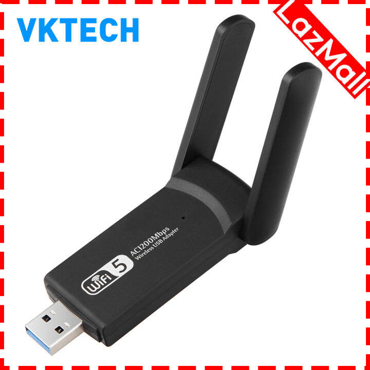 [Vktech] RTL8812 Wireless Dual Band 2.4G 5.8G WiFi Ethernet Adapter ...