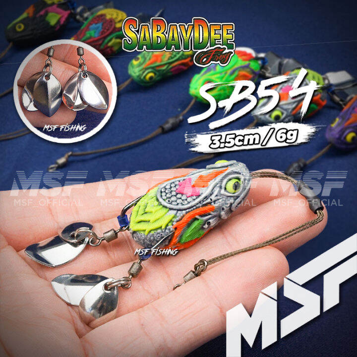 [MSF] Sabaydee SB54 Soft Frog | 3.5cm 6cm | Umpan Tiruan Thailand Katak ...