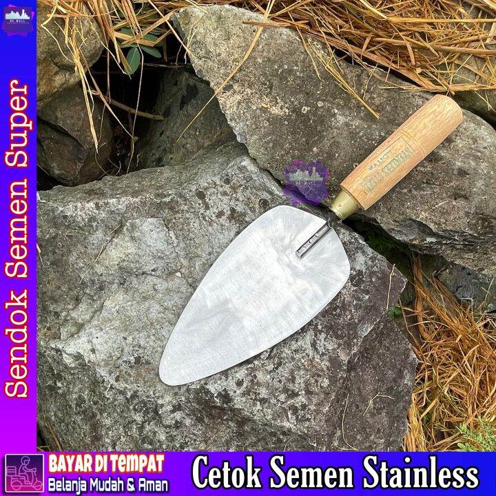 Cetok Semen Stainless Sendok Semen Sendok Bangunan Sendok Semen Oval ...