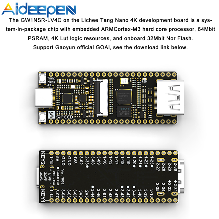 Aideepen Tang Bo Mạch Phát Triển Nano 4K Gaoyun FPGA GoAI Máy Ảnh HDMI ...