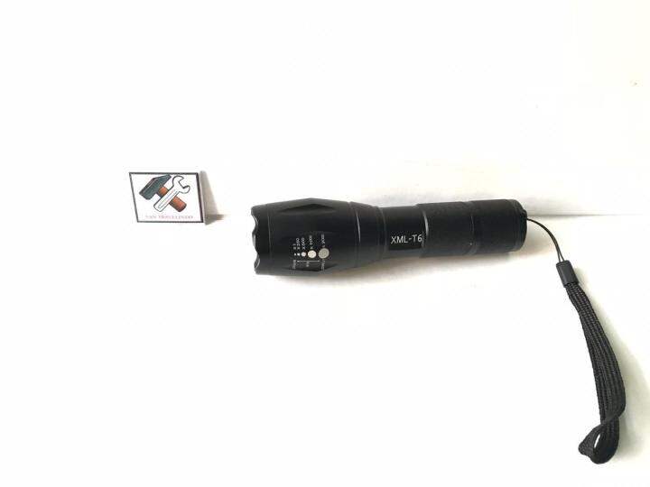 LAMPU SENTER PENERANGAN SAKU TACTICAL RINGKAS RINGAN LED 2000 LUMENS ...