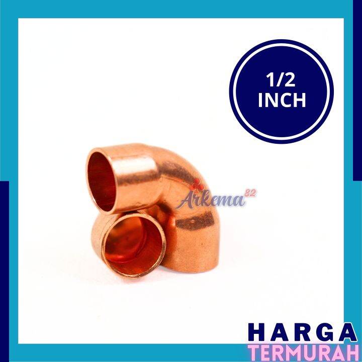 ELBOW TEMBAGA 1/2" | KENI CHOPPER | KNEE TEMBAGA | ELBO COPPER ELBOU TEMBAGA FITTING PIPA 1/2 ...