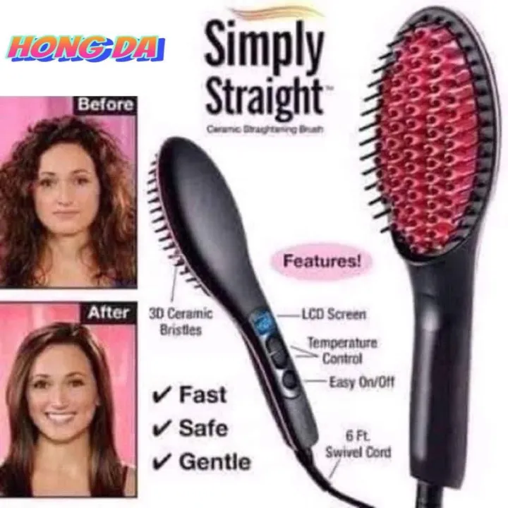 Simply Straight Brush Comb Irons | Lazada PH