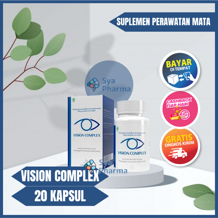 Vision Complex Obat Mata Buram Untuk Dewasa dan Anak 20 Kapsul Bukan ...