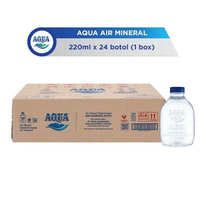 Aqua Botol Mini 220ml Limited Edition | Lazada Indonesia