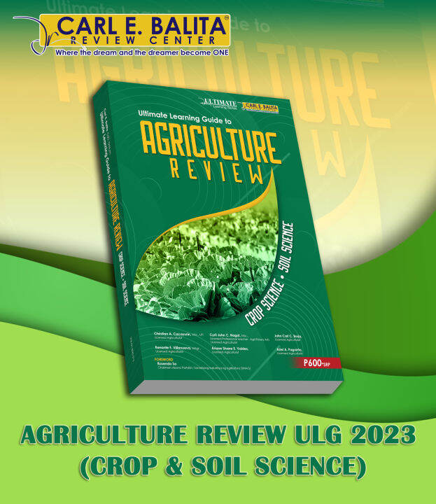 Dr. Carl Balita ulg to AGRI 2023 (CROP & SOIL SCIENCE) | Lazada PH