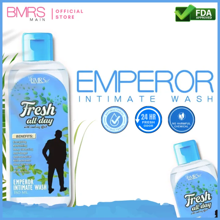 100% ORIGINAL BMRS Fresh All Day EMPEROR MASCULINE WASH for MEN 150ml ...