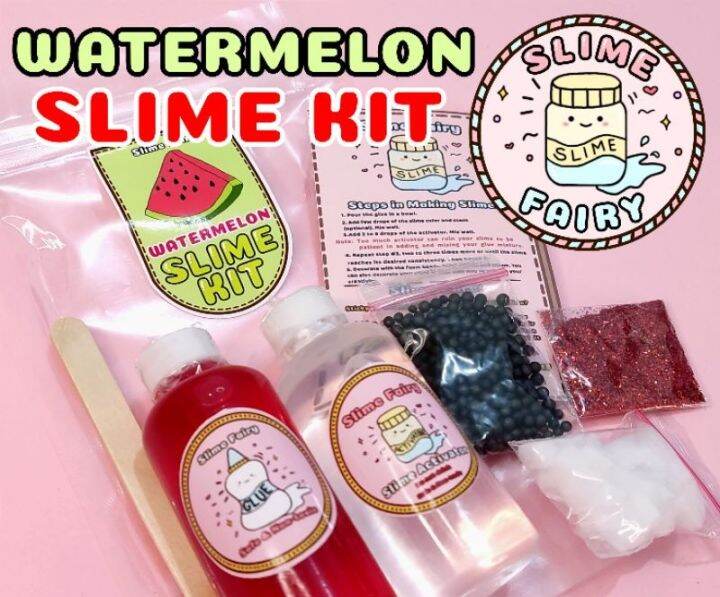 WATERMELON JELLY CUBES SLIME KIT MINI | Slime Fairy | Lazada PH