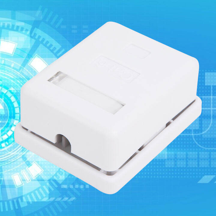 6 Types Single-Port Cat6 Mount Box RJ45 Surface Mount Box Home ...