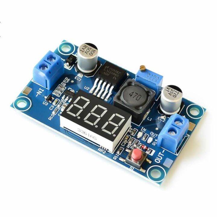 LM2596 Analog Control Buck Converter DC-DC Step-down Transformer Voltage Regulator Module 36V ...