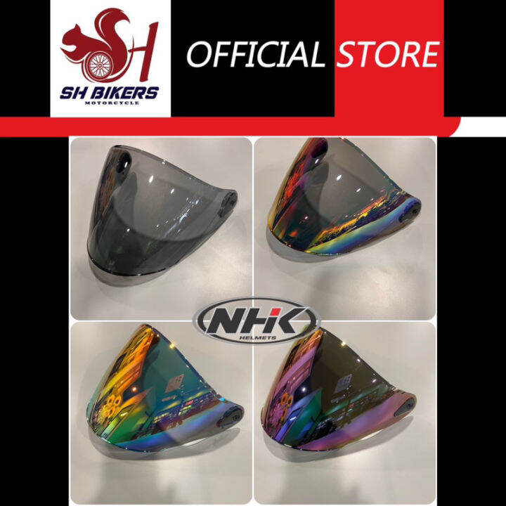NHK R6 Visor , V2 (Rainbow, Titan Gold, Titan Purple, Tinted) | Lazada