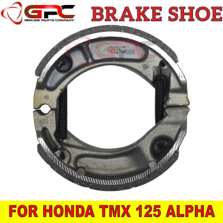 GPC Motorcycle Brake Shoe for Honda TMX 125 Alpha Rear | Lazada PH