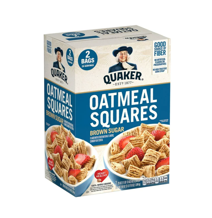 Quaker Oatmeal Squares Brown Sugar Crunchy Oat Cereal 58oz | Lazada PH