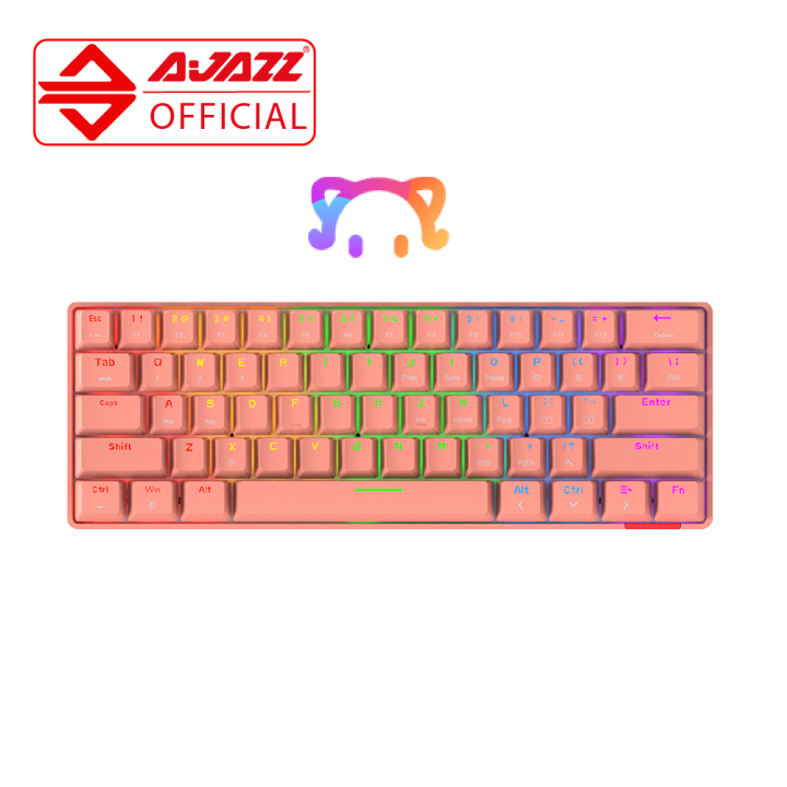Ajazz STK61 Bluetooth 5.0 Mechanical Keyboard 61 keys | Lazada