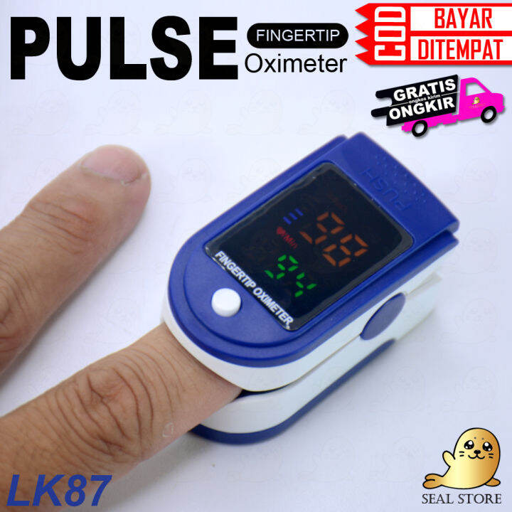 ACQ [ORIGINAL] Fingertip Pulse Oximeter SpO2 LED / Alat Ukur Kadar ...