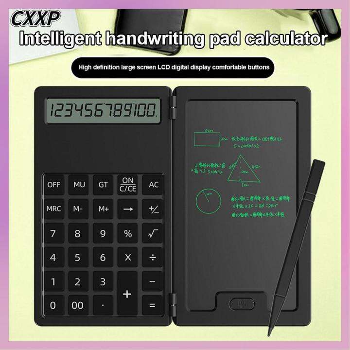 CXXP LCD Notepad Scientific Calculators With Stylus 12-Digit Math ...